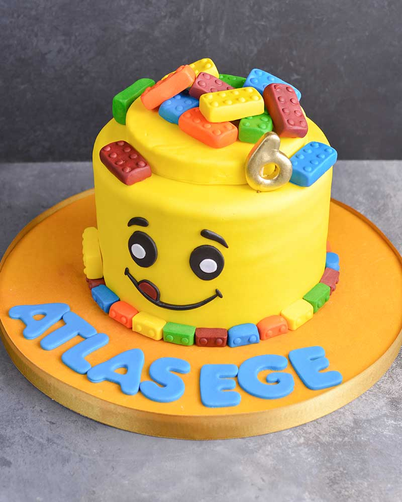 Lego 2 Doğum Günü Pastası - Ceviz Ağacı