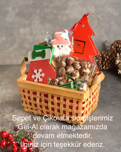 Yılbaşı Özel Hediye Sepeti - Kuzey Işıkları - Ceviz Ağacı